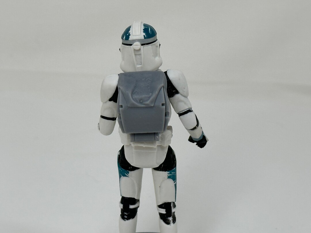 Clone Trooper Backpack 1:18 Scale 3D Printed Budget3d Works - Etsy