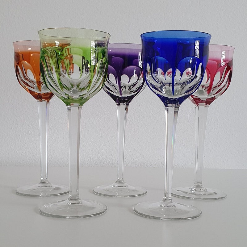 Colored Glassware - Etsy