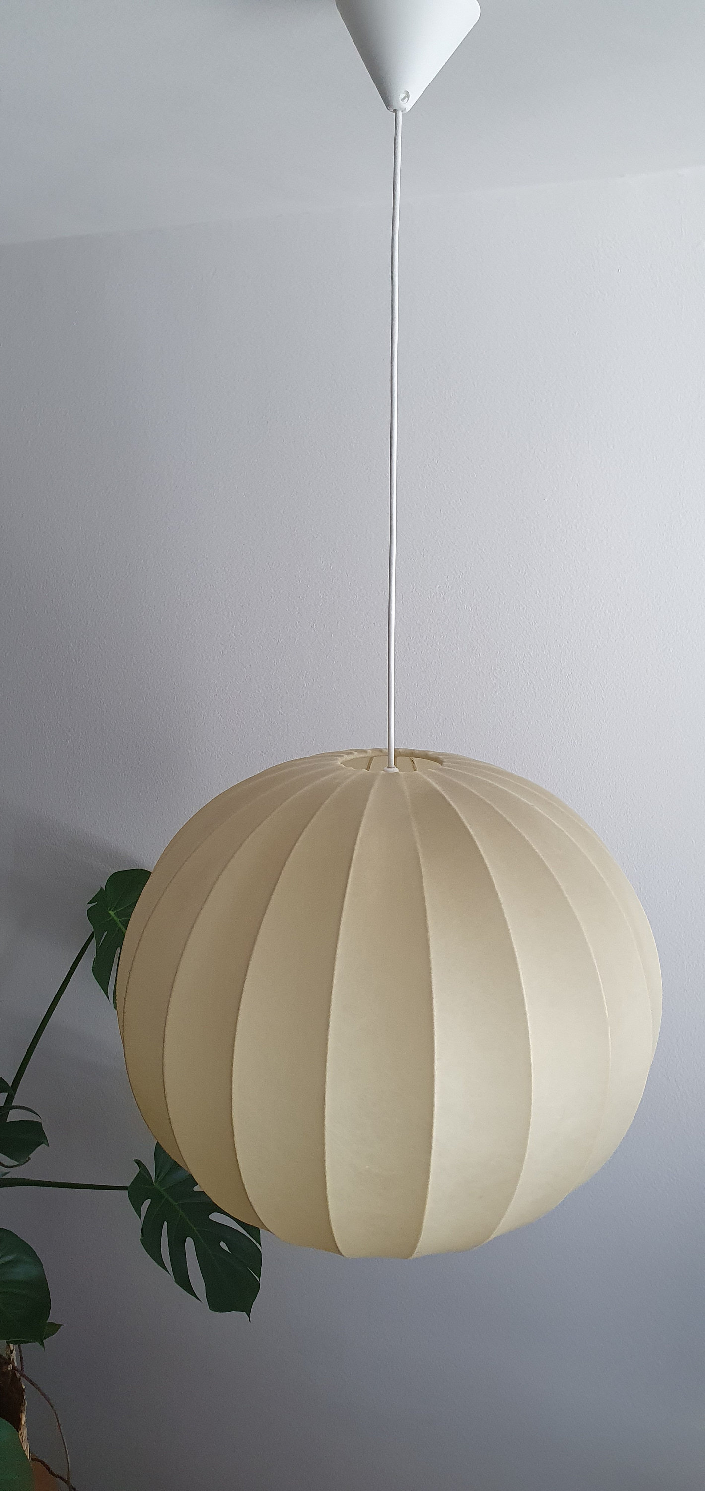 1 of 2 XXL Round Cocoon Hanging Lamp by Achille Castiglioni - Etsy