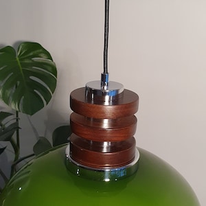 Vintage Green Pendant Light / Ceiling Light/ MCM Lightning / Sijaj ...