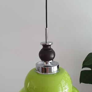 Vintage Green Pendant Light / Ceiling Light/ MCM Lightning / Space Age ...