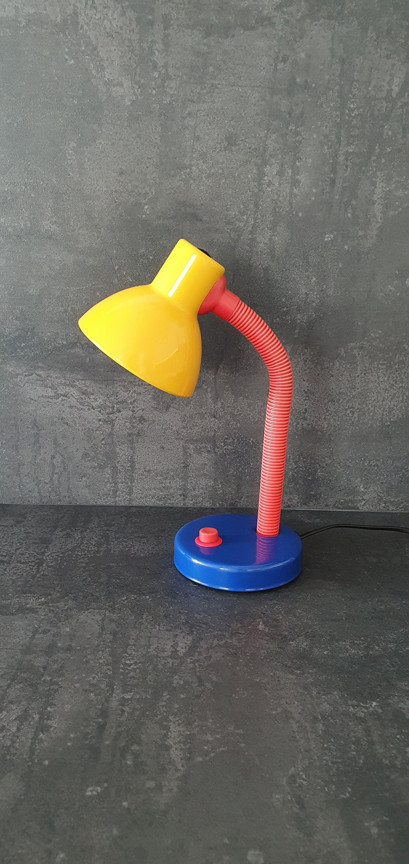 Vintage Table Lamp Memphis Style / Spotlight / Table Lamp / Colorful ...