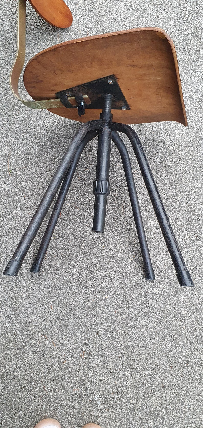 Vintage Industrial Swivel Chair / Mid Century Office Chair / - Etsy