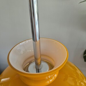 Vintage Yellow Pendant Light / Ceiling Light/ MCM Lighting / Space Age ...