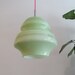 Vintage Green Pendant Light / Ceiling Light/ MCM Lightning / Green Lamp ...