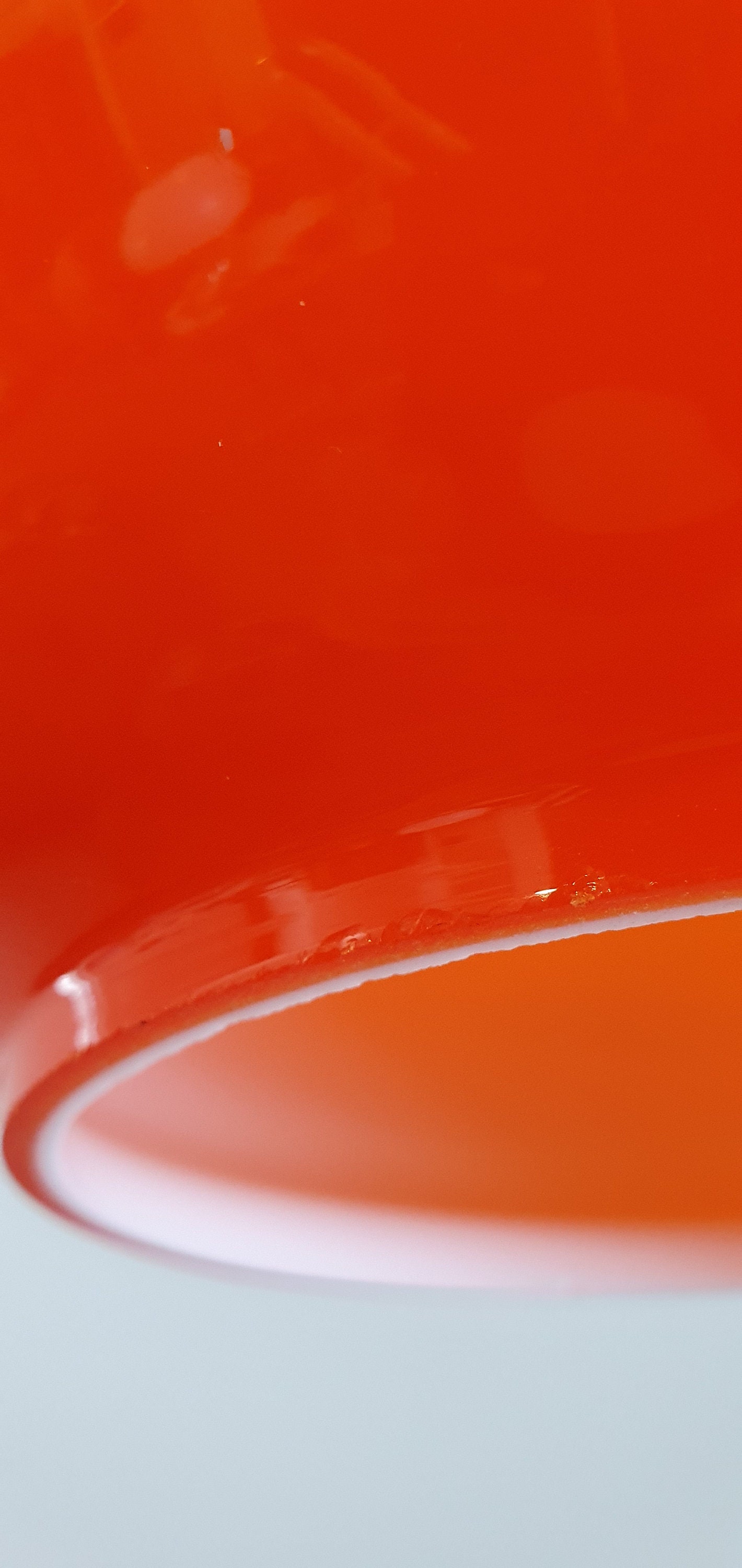 Rare Orange Glass Pendant Light / MCM Lighting / Space Age - Etsy