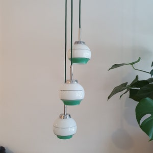 Cascade Pendant Lamp / Redesigned / Green Glass / MCM Lighting ...