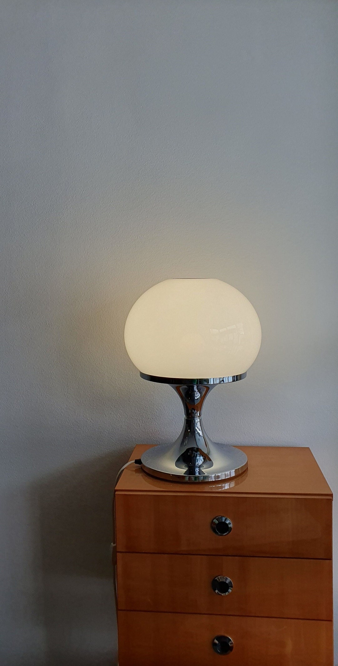 Meblo Guzzini Mid Century Vintage Bedside Table Lamp / 4013 Play Table ...