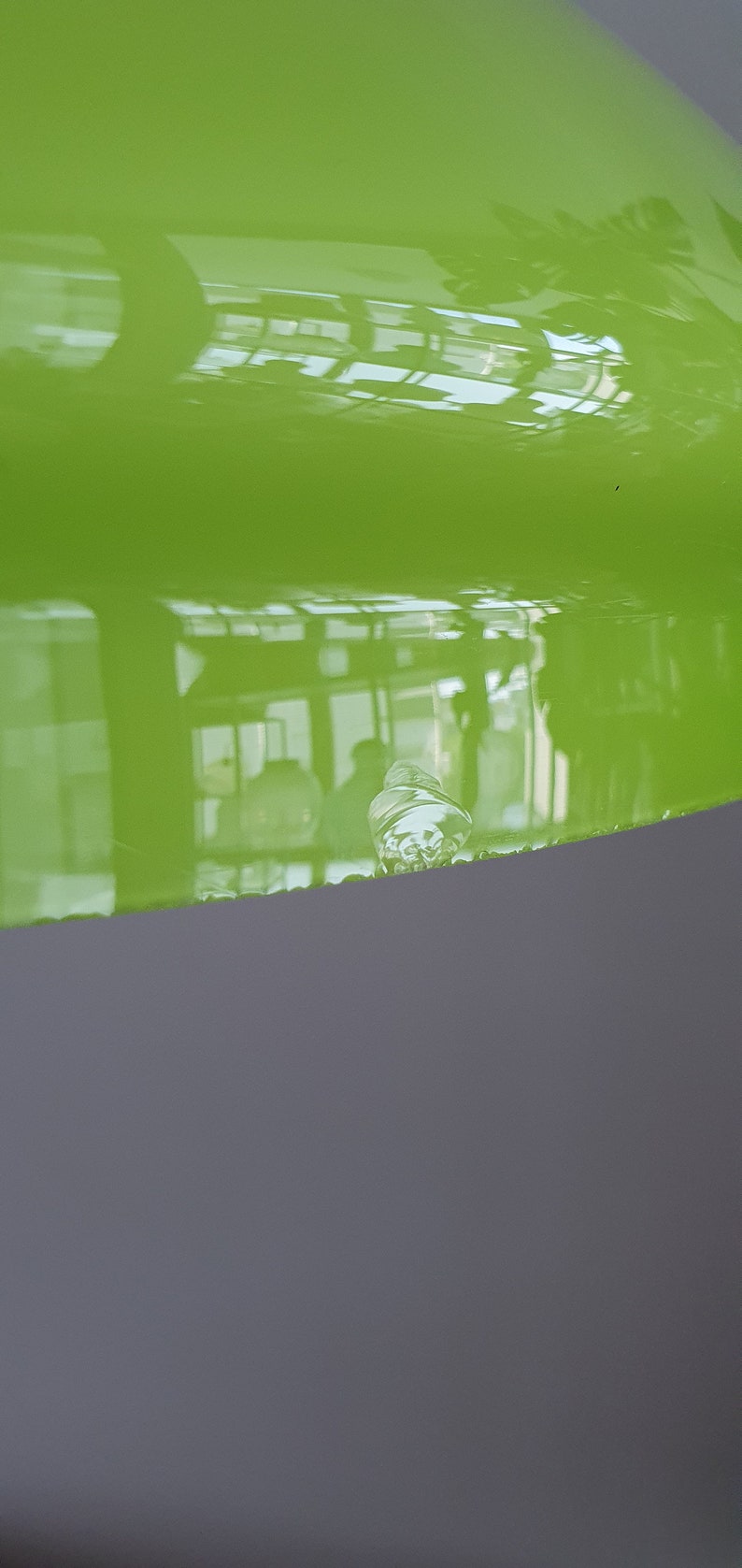 Vintage Green Pendant Light / Ceiling Light/ MCM Lightning / - Etsy