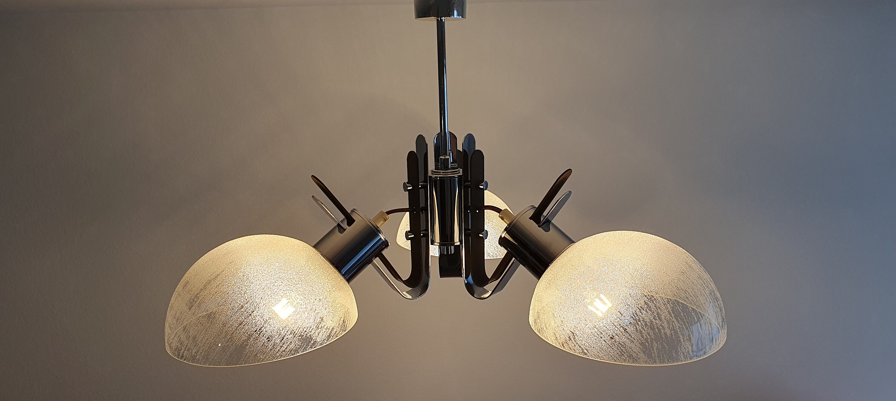 Sputnik Chandelier / Space Age Light / Atomic Light Made in Yugoslavia ...