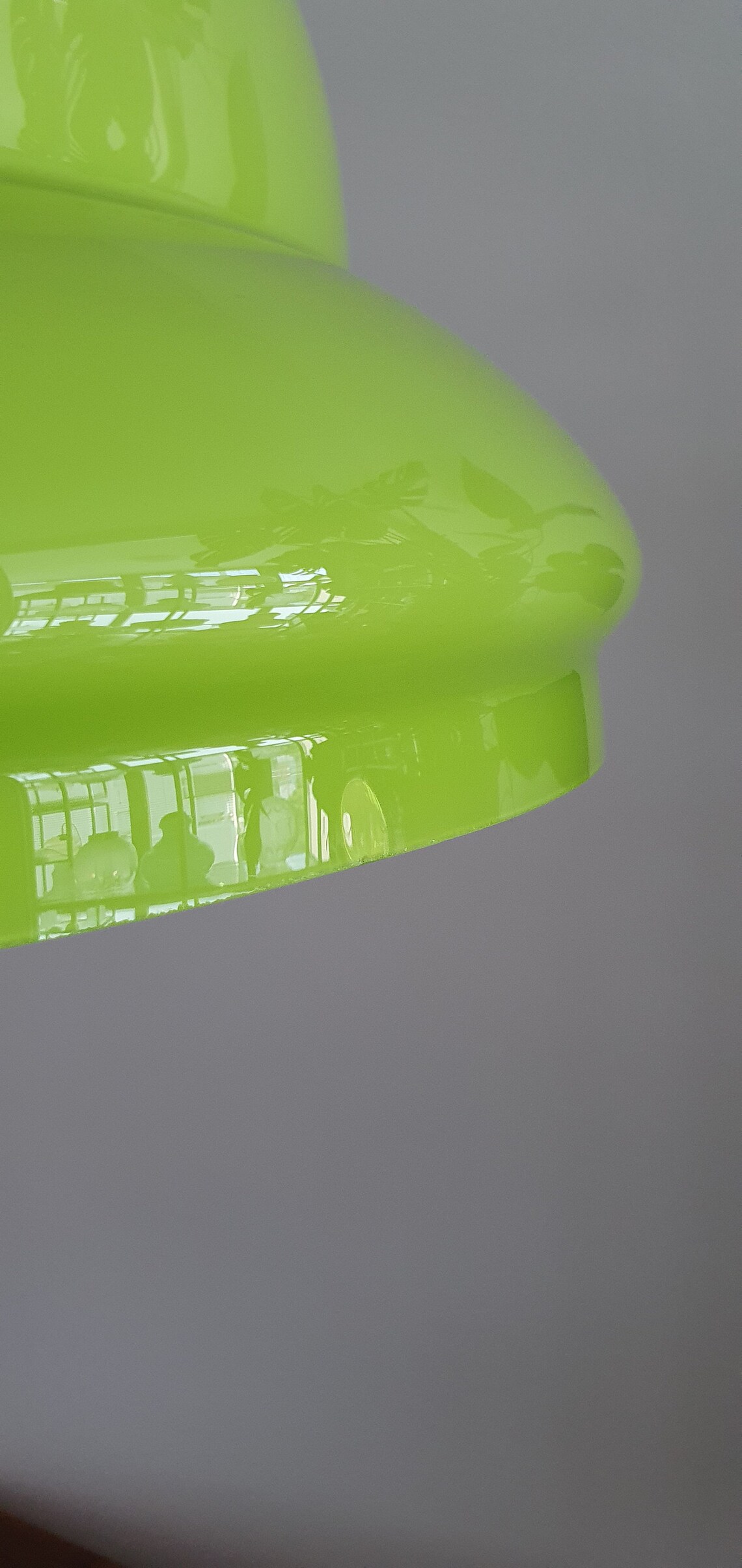 Vintage Green Pendant Light / Ceiling Light/ MCM Lightning / - Etsy