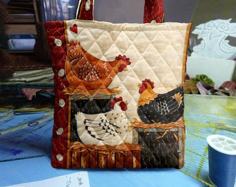 Quilted Chicken Bag - Etsy