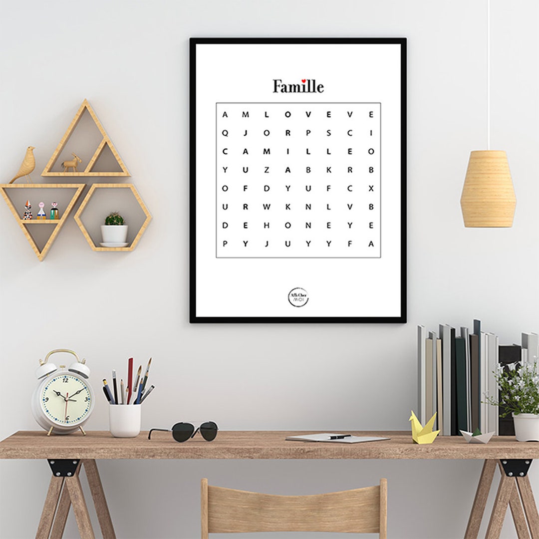 Mixed Words Poster - Etsy