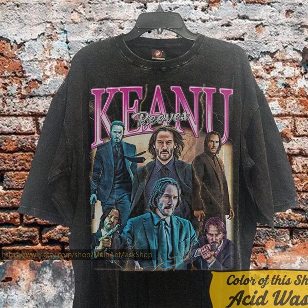 T Shirts Keanu Reeves - Etsy