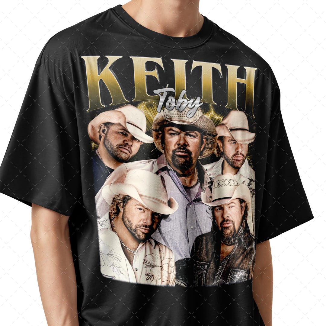 Toby Keith Inspired Tee, Unisex T-shirt With Toby Keith, Fan Tribute ...