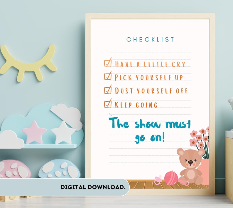 Bluey Checklist From 'the Show'. Chilli Heeler "the Show Must Go On ...