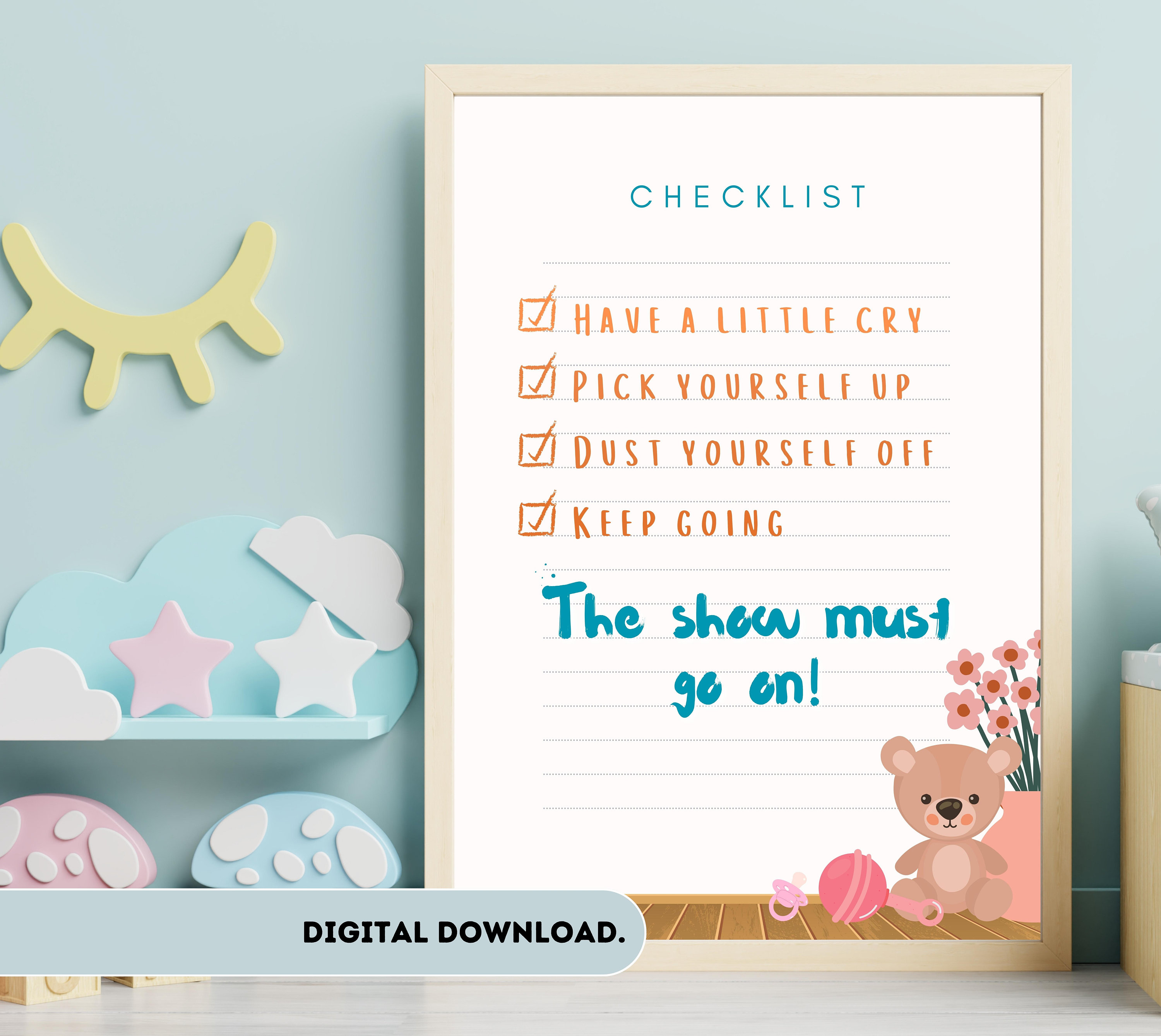 Bluey Checklist From 'the Show'. Chilli Heeler "the Show Must Go On ...