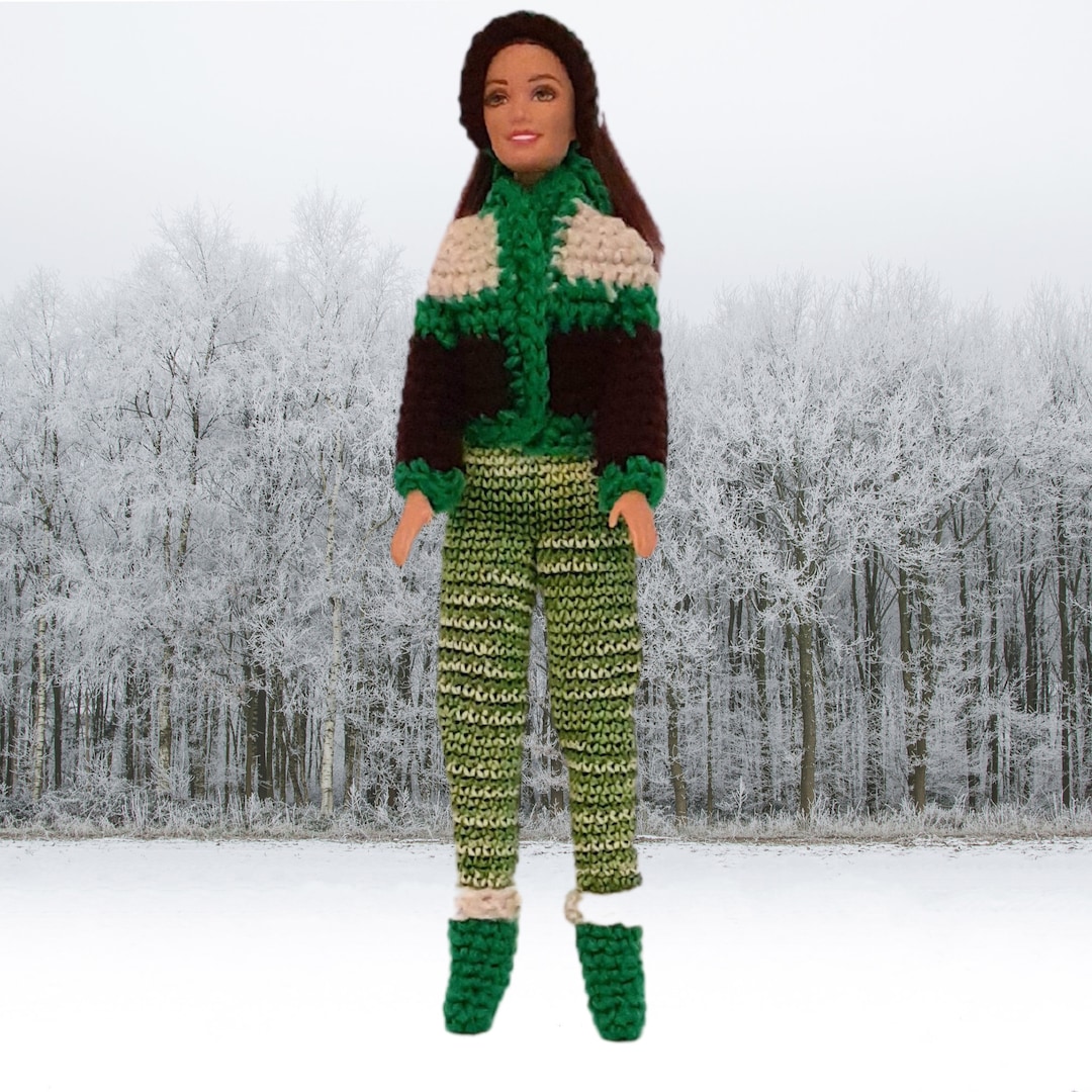 Fashion Doll Snowsuit 4 Piece Set Jacket Pants Boots Headband - Etsy
