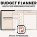 Minimal Budget Planner DIGITAL DOWNLOAD • Abundant Budgets - Etsy
