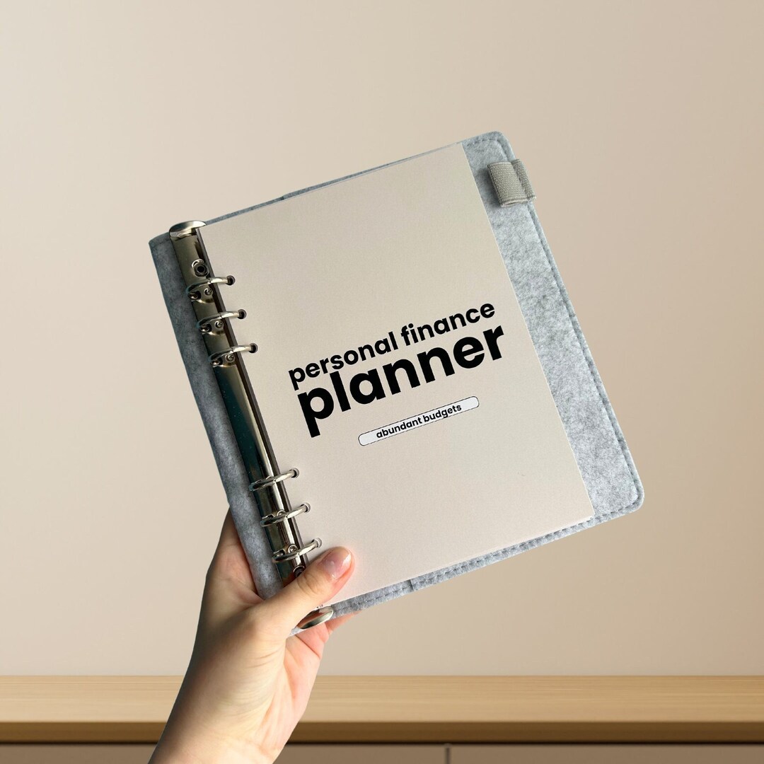 A5 Refillable Budget Planner • Felt Planner • Personal Finance Planner ...