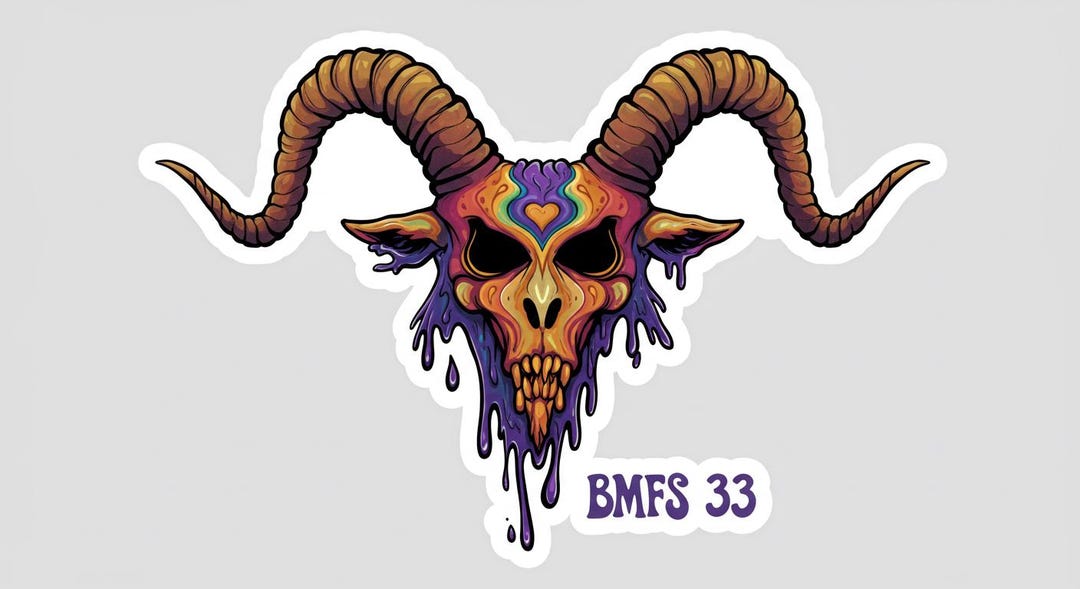 Billy Strings Sticker Goat Skull - Etsy