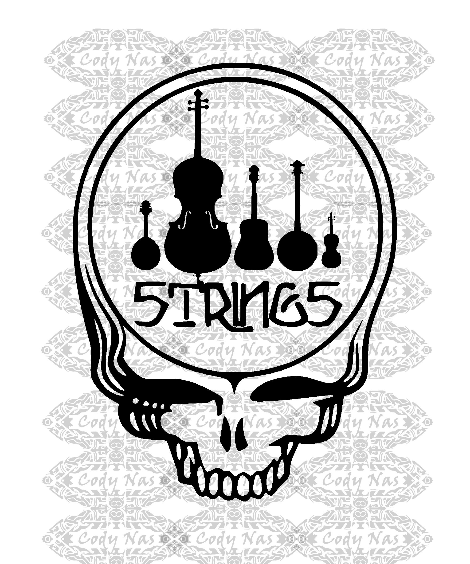 Billy Strings 5 Alex Hargraves BMFS 5tring5 Sticker BIG - Etsy