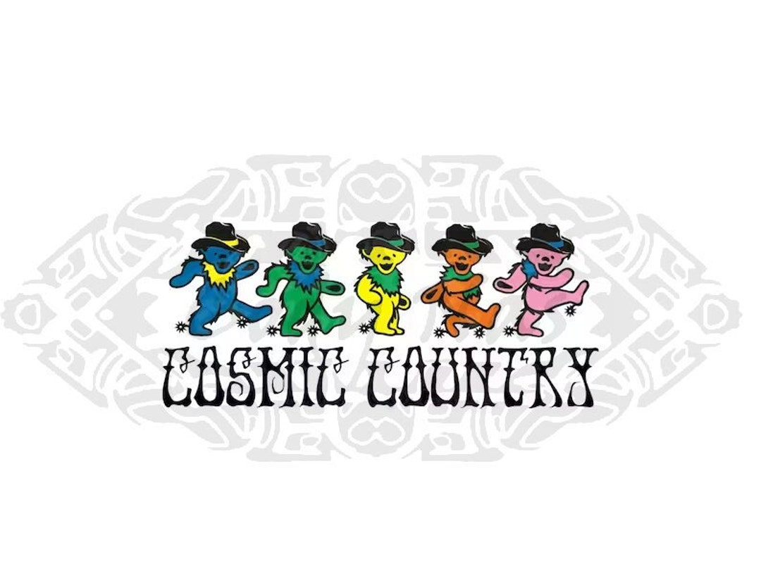 Cosmic Country Sticker - Etsy