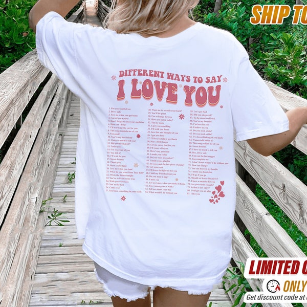 I Love You Shirts - Etsy