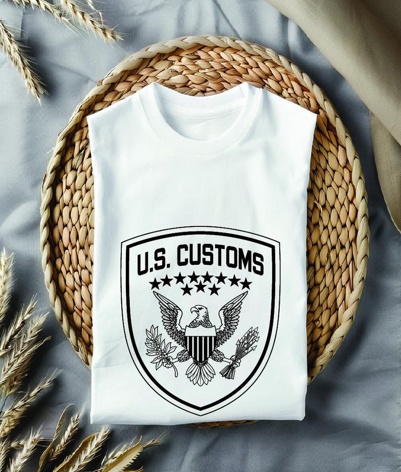 US Customs Service Patch SVG – Vector File - Etsy