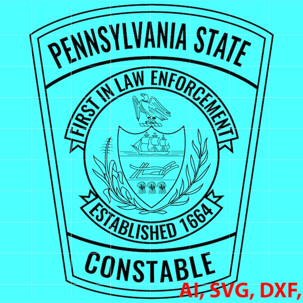 Constable Badge Logo - Etsy