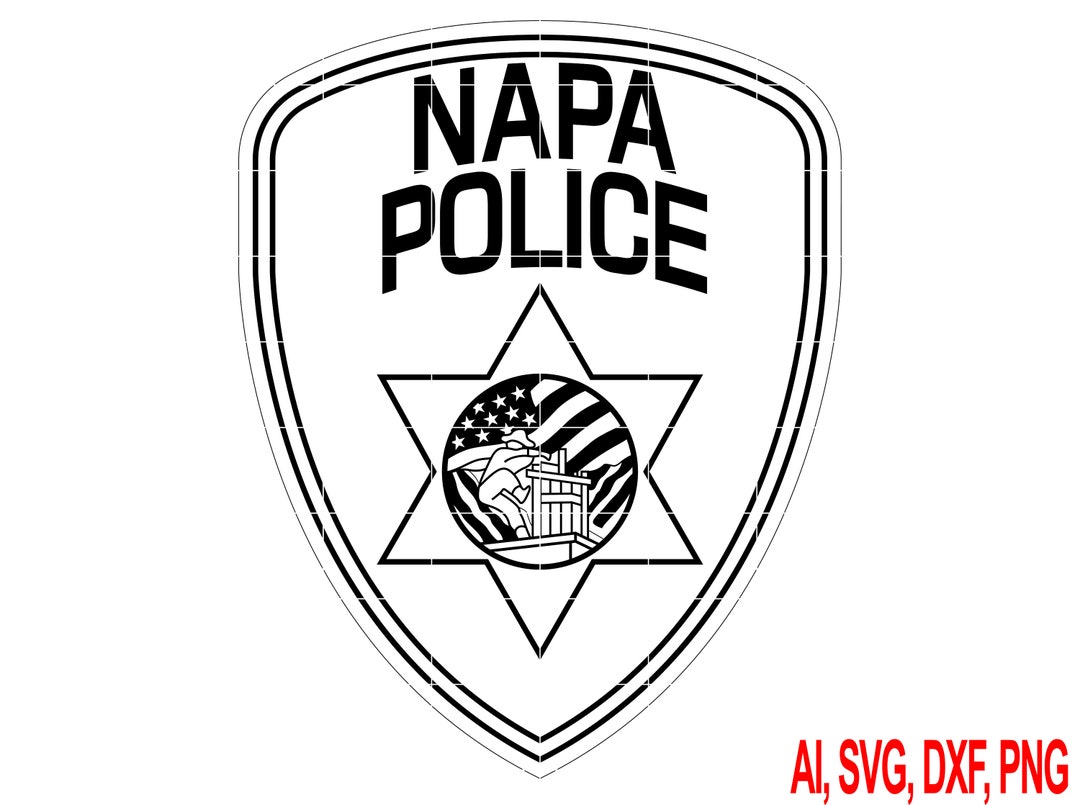 Napa Police Logo for Laser Engraving, Woodworking,printing, CNC Router ...