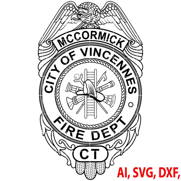 Custom Fire Dept Badges - Etsy