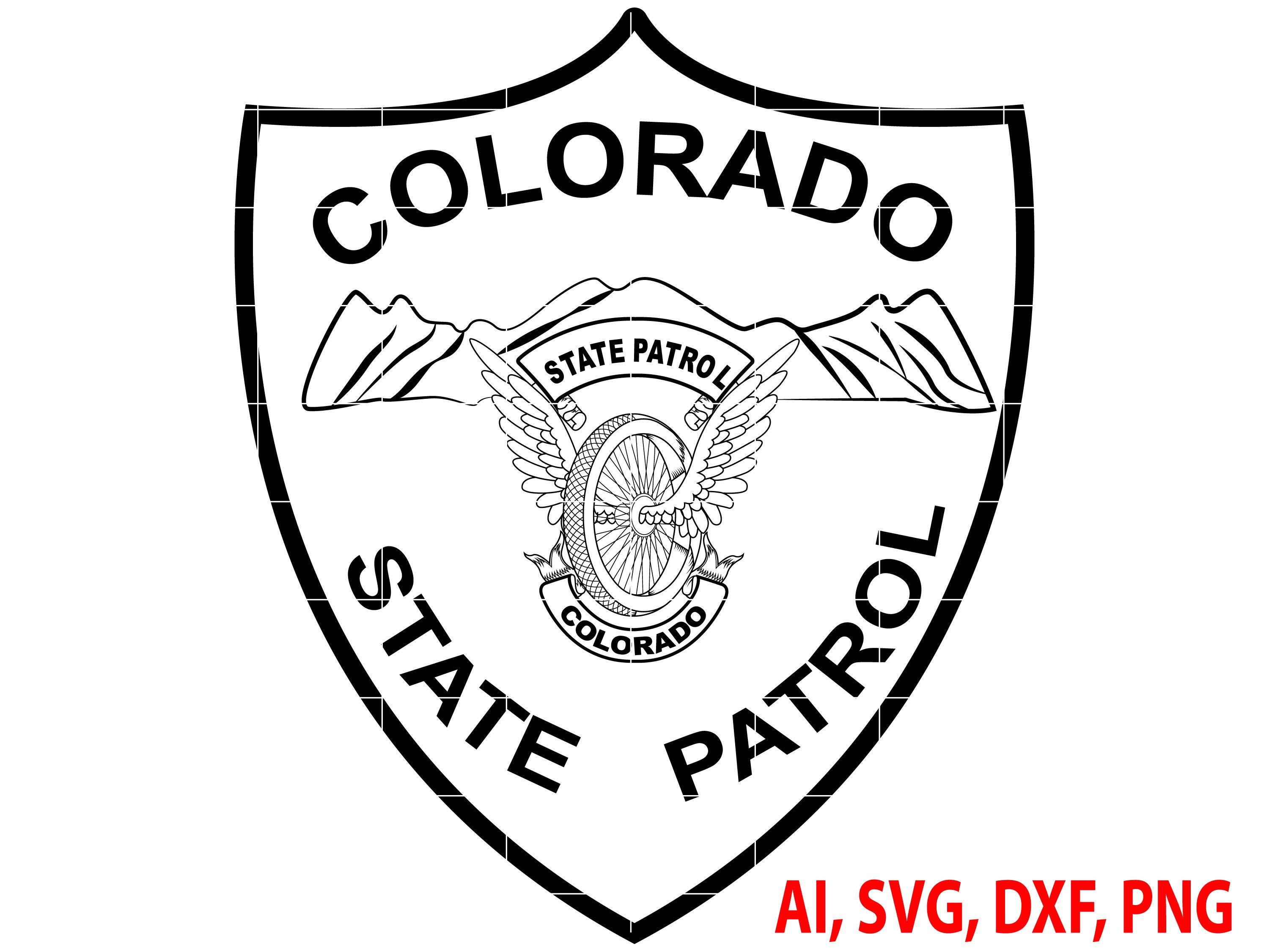 Colorado State Patrol Logo Colorado State Badge – Premier Metal Art