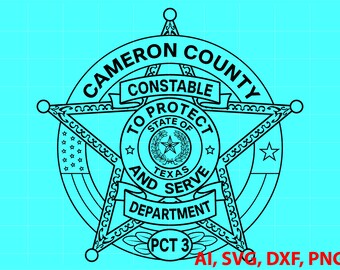 Constable Badge Logo - Etsy