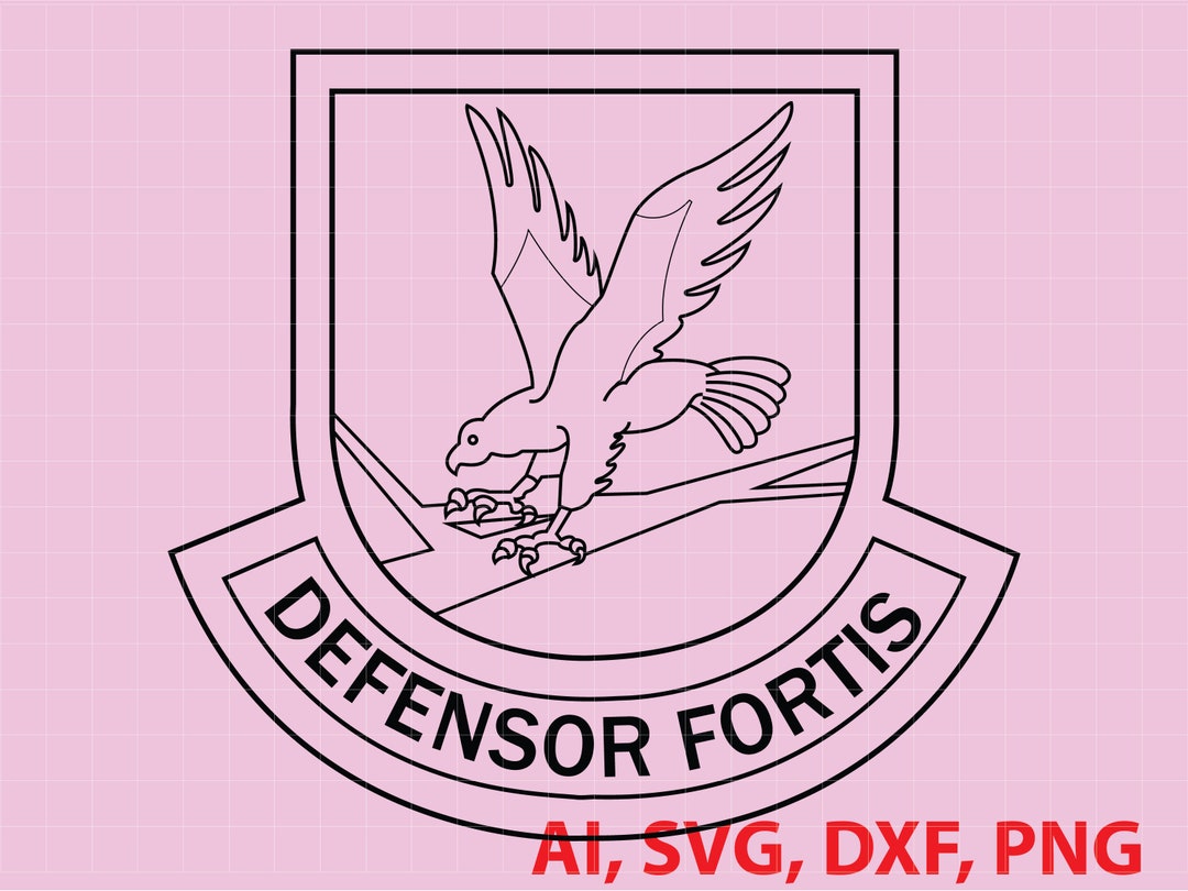 Defensor Fortis Badge, Logo, Seal, Custom, Ai, Vector, SVG, DXF, PNG ...