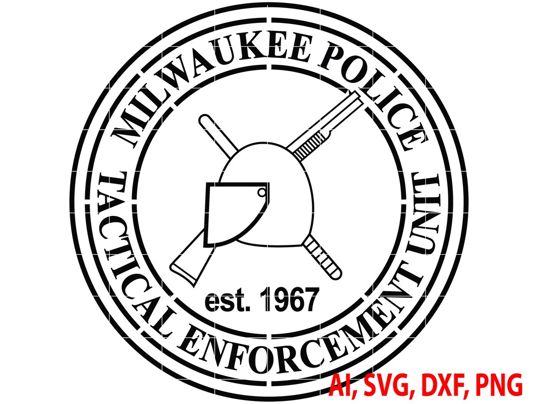 Milwaukee Police Tactical Enforcement Unit Badge, Logo, Seal, Custom ...