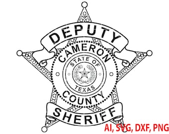 Harris County Sheriff Badge Vector Art, Badge, Logo, Seal, Custom, Ai, Vector, SVG, DXF, PNG ...