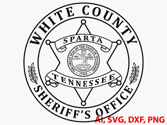 Stjerne Sheriff Emblem Utklipp St. Helena Parish Sheriff's Department