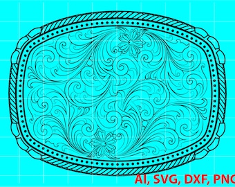 Cowboy Belt Buckles Svg - Etsy Singapore