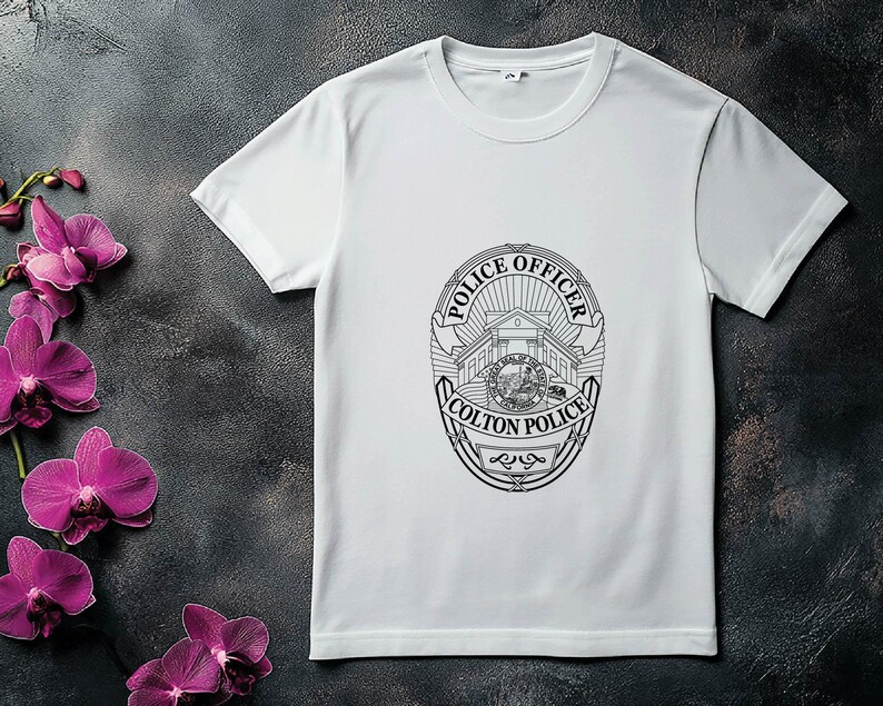 Colton Police Department Badge SVG Vector Logo (digital Download) - Etsy