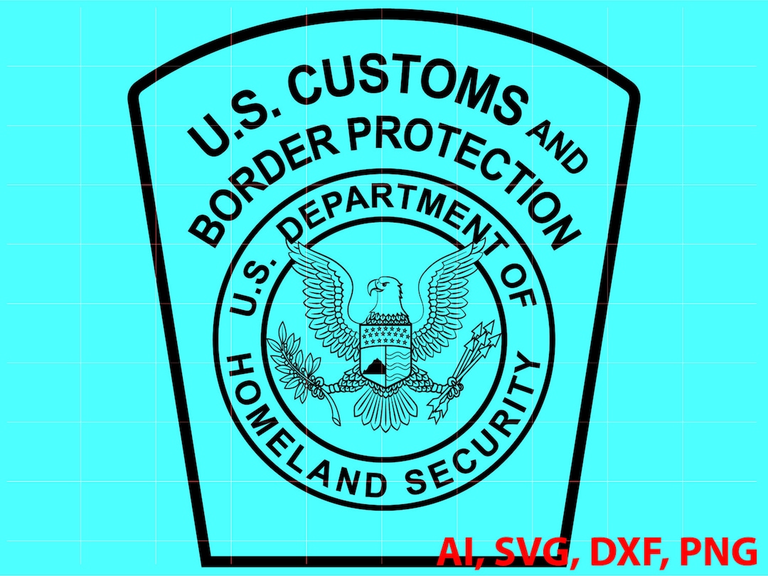 U S Customs and Border Protection Dept. of Homeland Security Badge ...