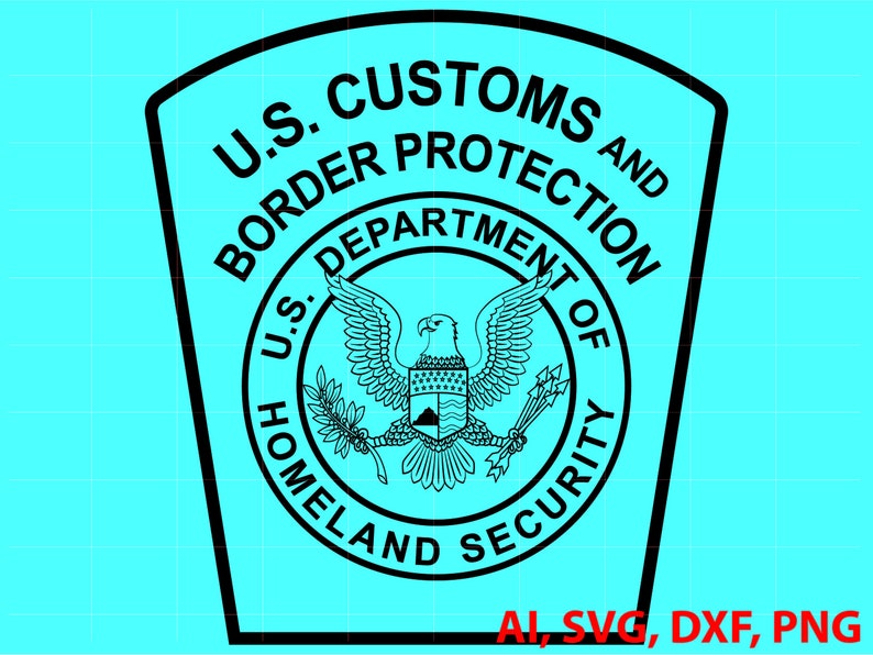 U S Customs and Border Protection Dept. of Homeland Security Badge ...