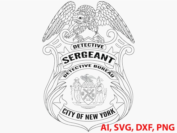 Insignia De Detective Especial Insignia De Metal Personalizada De