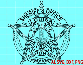 Harris County Sheriff Badge Vector Art, Badge, Logo, Seal, Custom, Ai, Vector, SVG, DXF, PNG ...