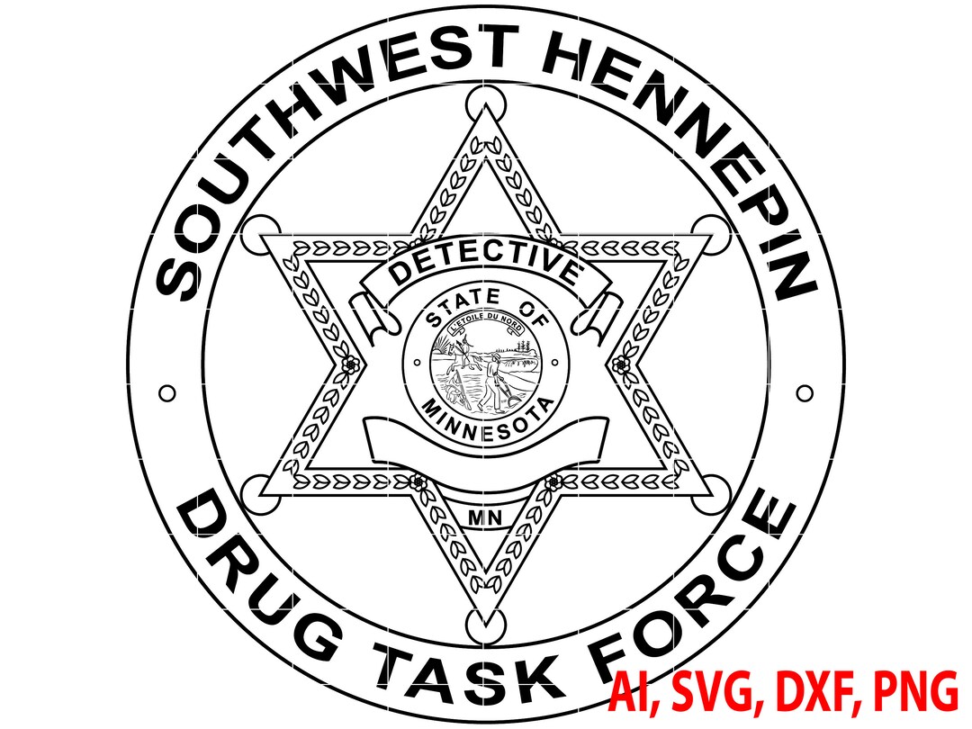 Detective Badge, Southwest Hennepin Drug Task Force Detective Badge ...