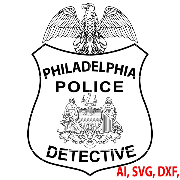 Philadelphia Police Logo - Etsy UK