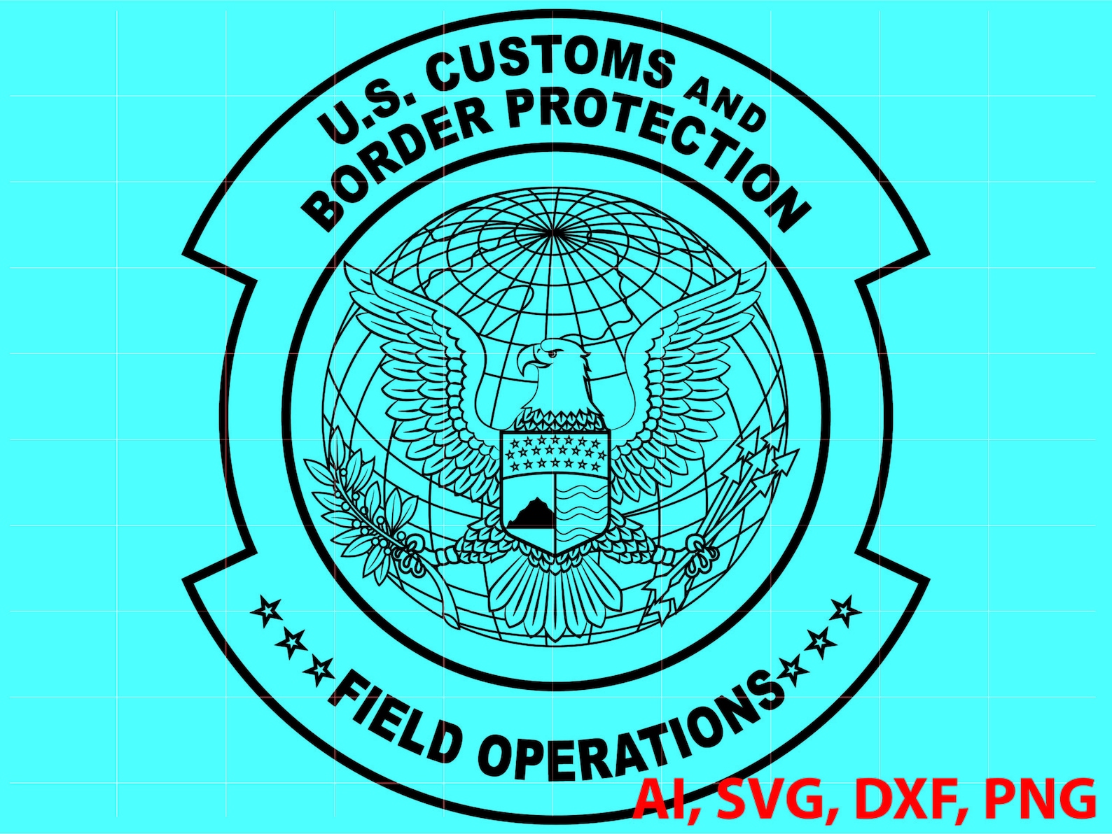U S Customs and Border Protection Field Operations Badge - Etsy