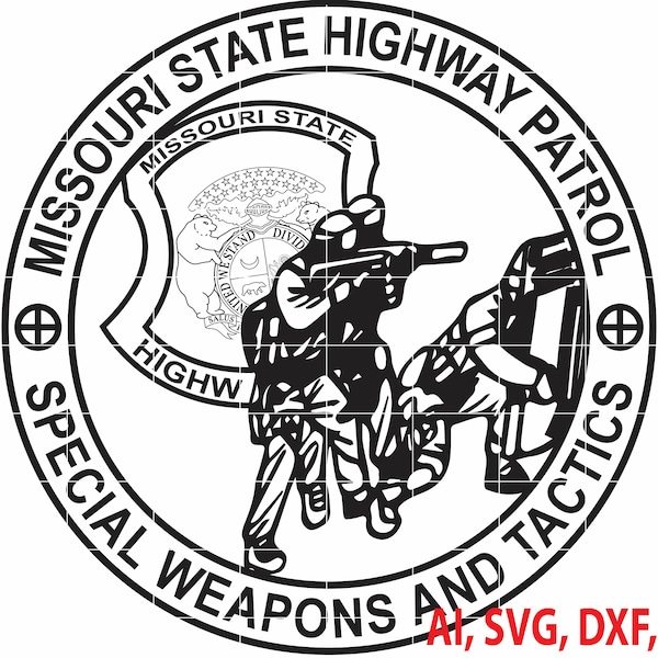 Missouri Highway Patrol Badge Svg - Etsy