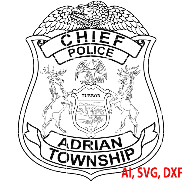 Michigan State Police Logo - Etsy