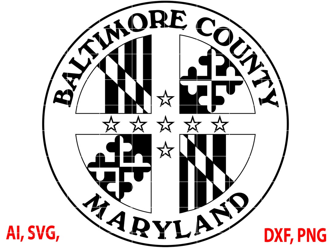 Seal of Baltimore County Logo, Seal, Custom, Ai, Vector, SVG, DXF, PNG ...